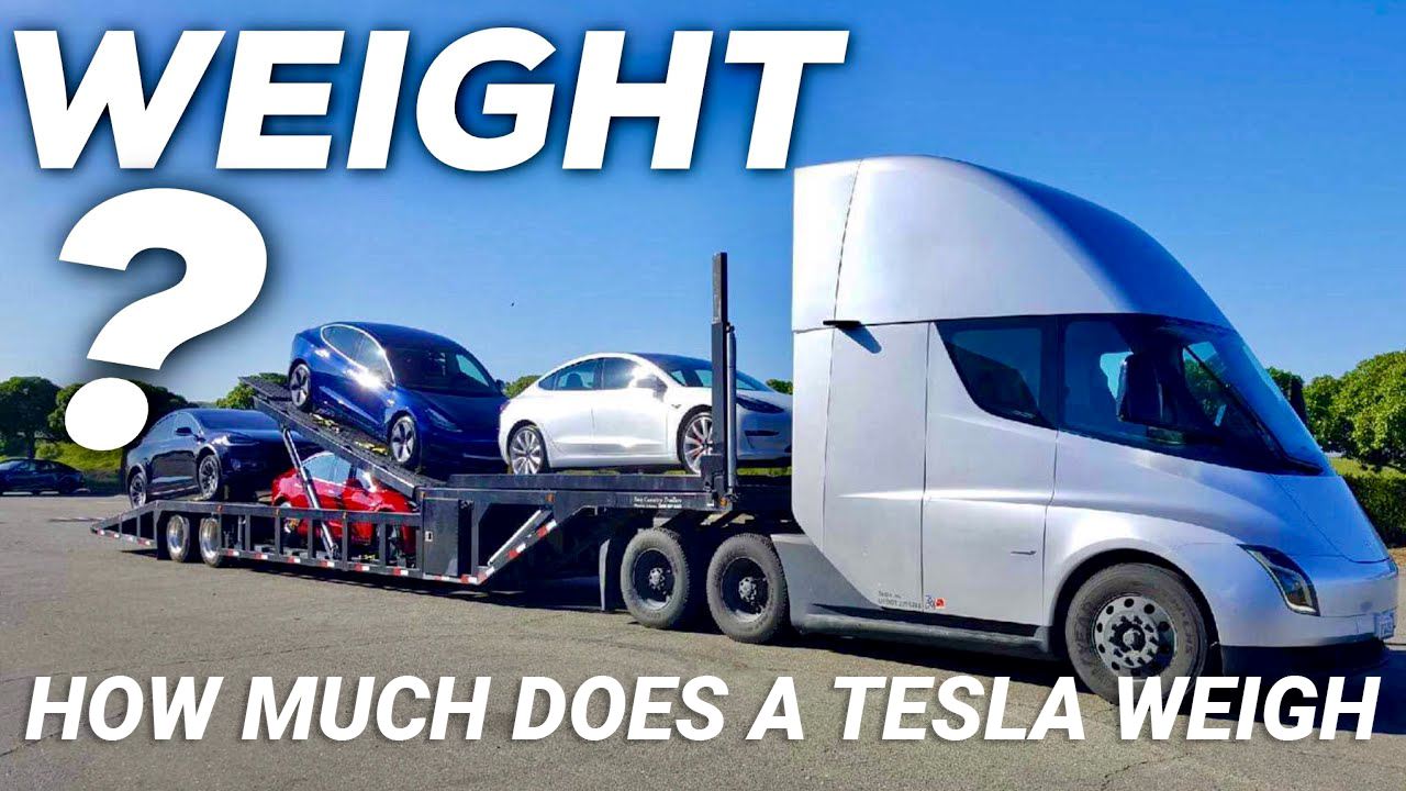 How Much Does a Tesla Weigh: Model 3, Model S, Model Y and Model X