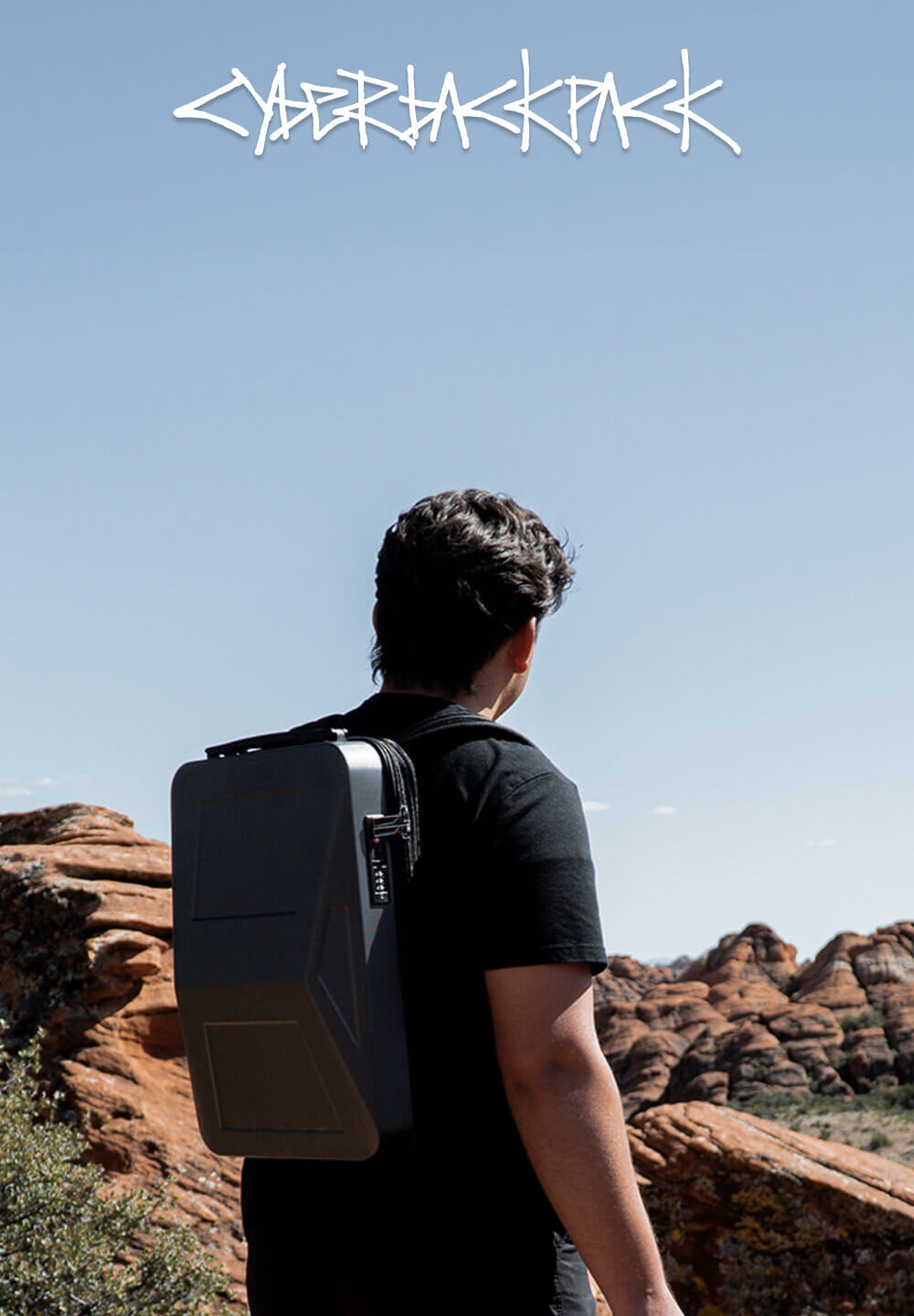 Tesla Cybertruck Cyber Black Backpacks Luggage and Travel Accessories.