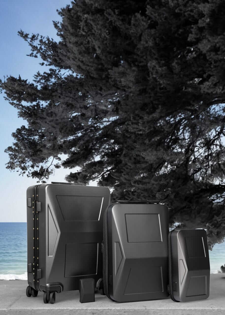 Tesla Cybertruck-Inspired Backpacks, Luggage, and Travel Accessories