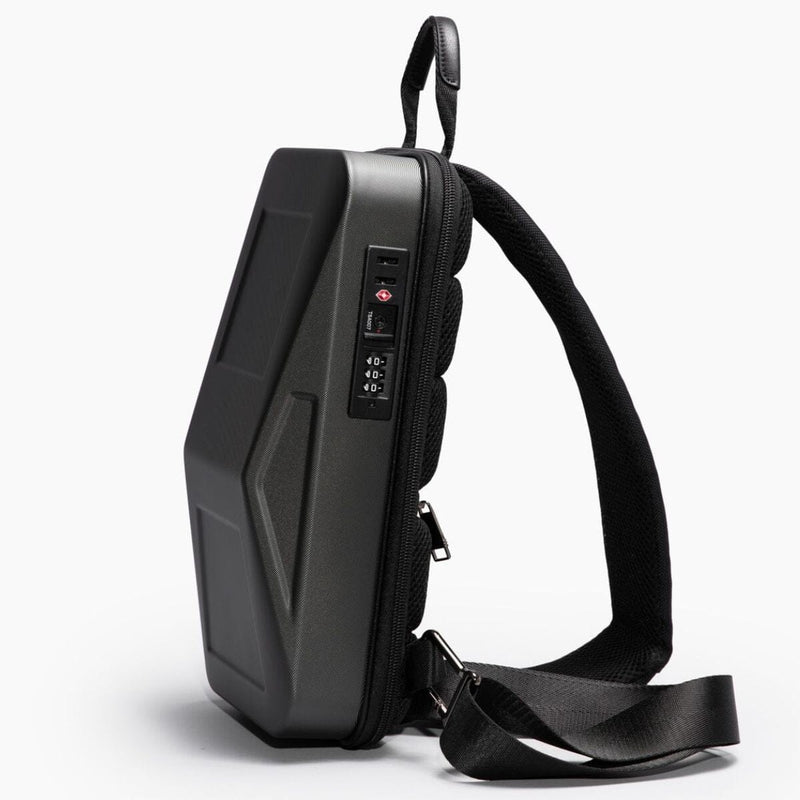 CYBER SLING: TESLA CYBERTRUCK-INSPIRED (7L, USB PORT, CROSSBODY, TSA L